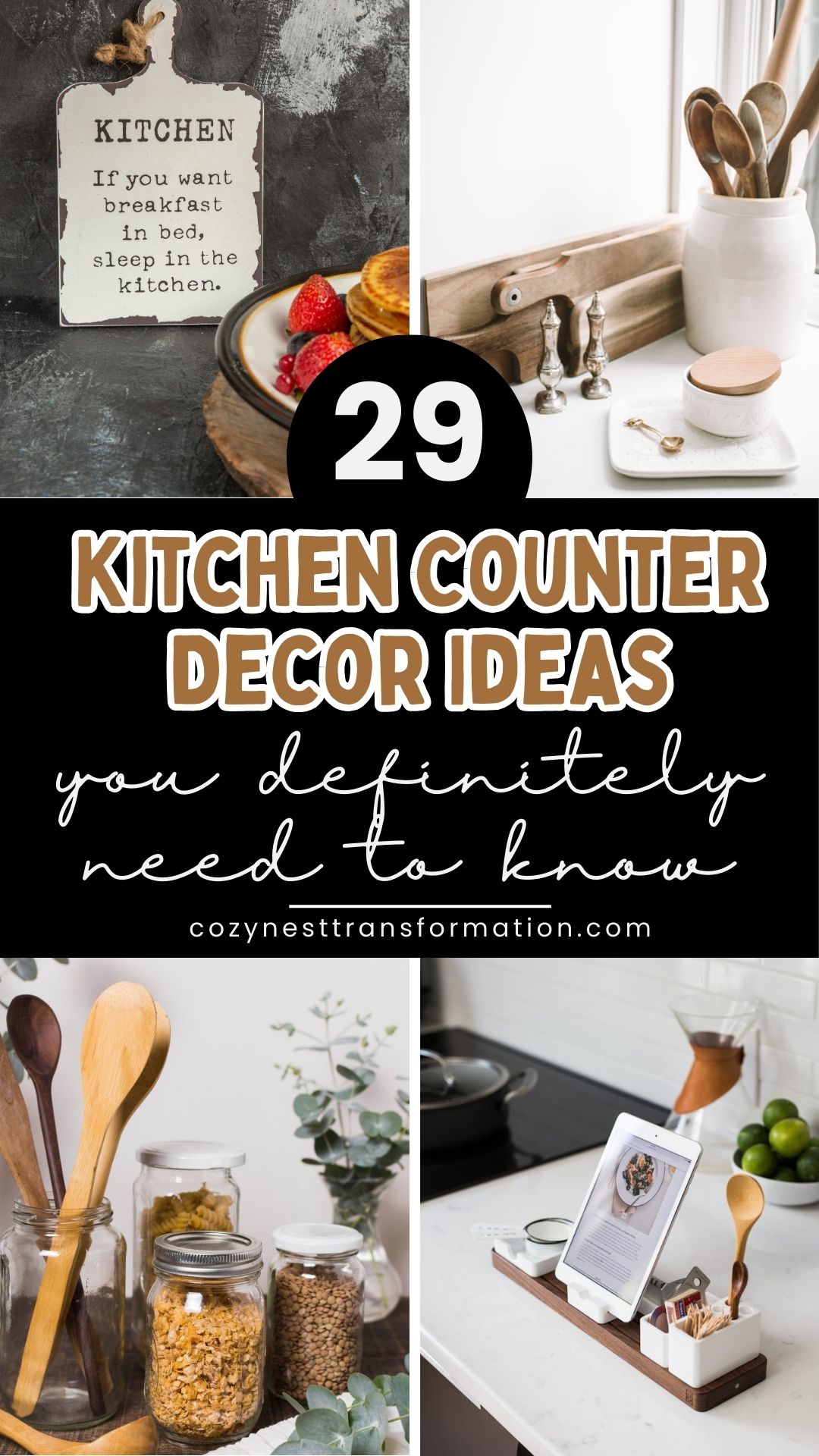 29 Inspiring Kitchen Counter Decor Ideas